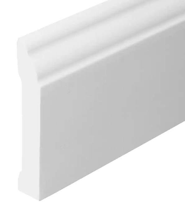 Baseboards in the Bathroom - DAD's Construction