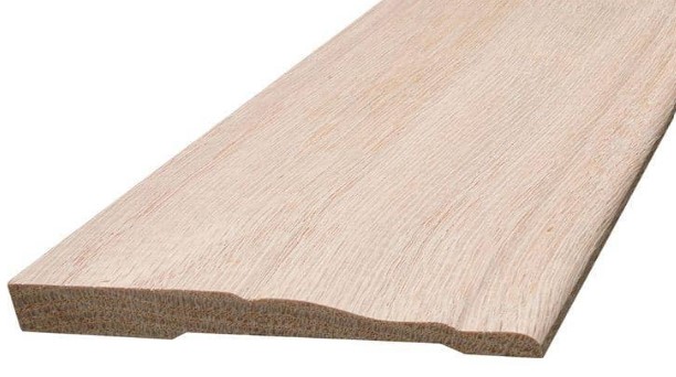 Baseboards in the Bathroom - DAD's Construction